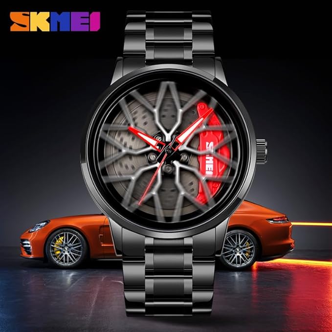 SKMEI Men's Wheels Rolling Spinning Gyro Watch – Jvkart.in