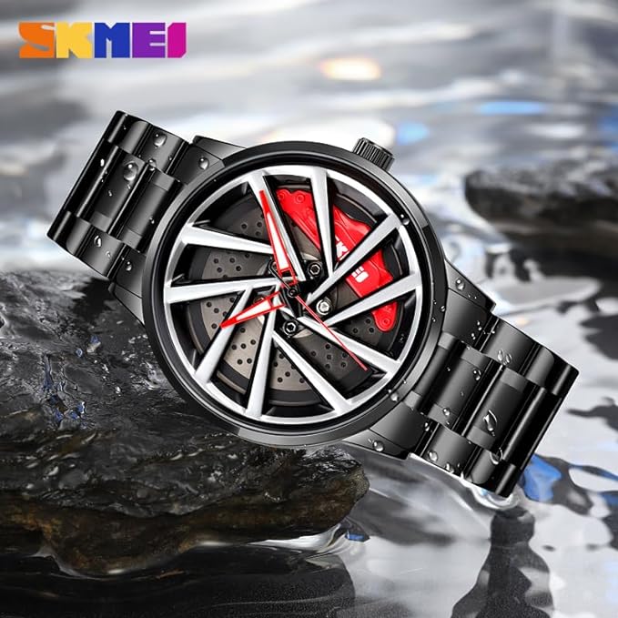 SKMEI Men's Wheels Rolling Spinning Gyro Watch – Jvkart.in
